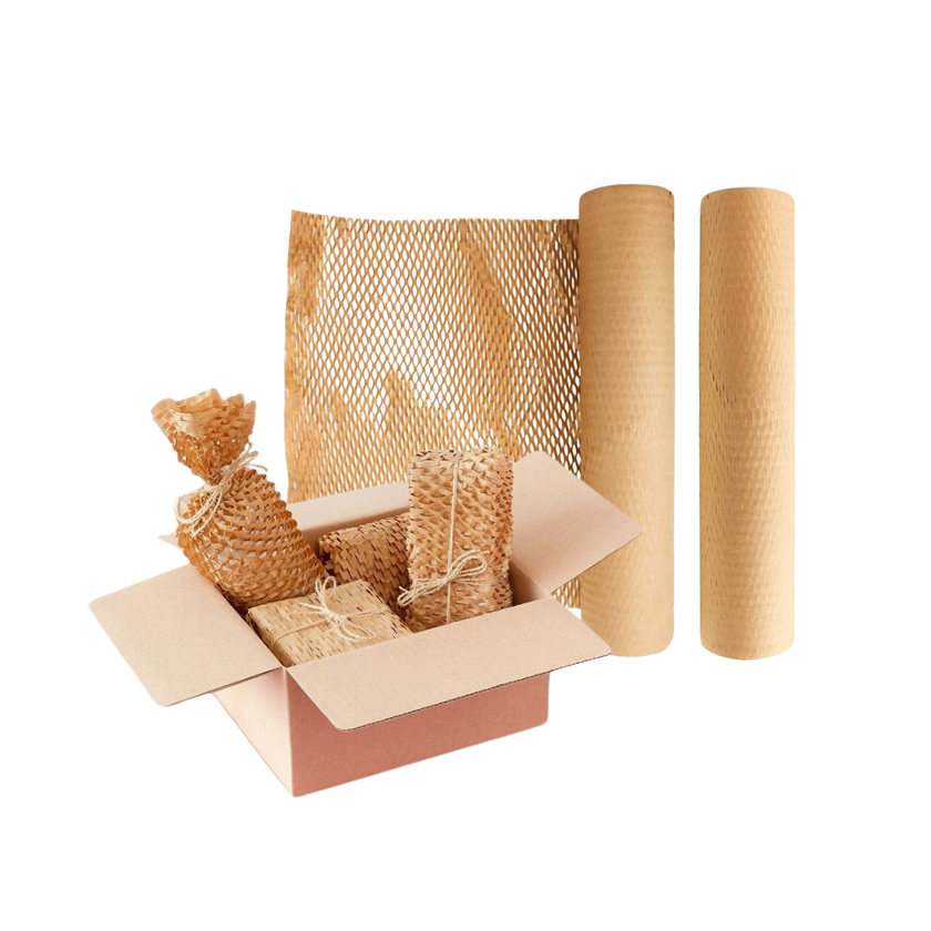Honeycomb Kraft Paper Wrapping | Honeycomb kraft paper – Packink