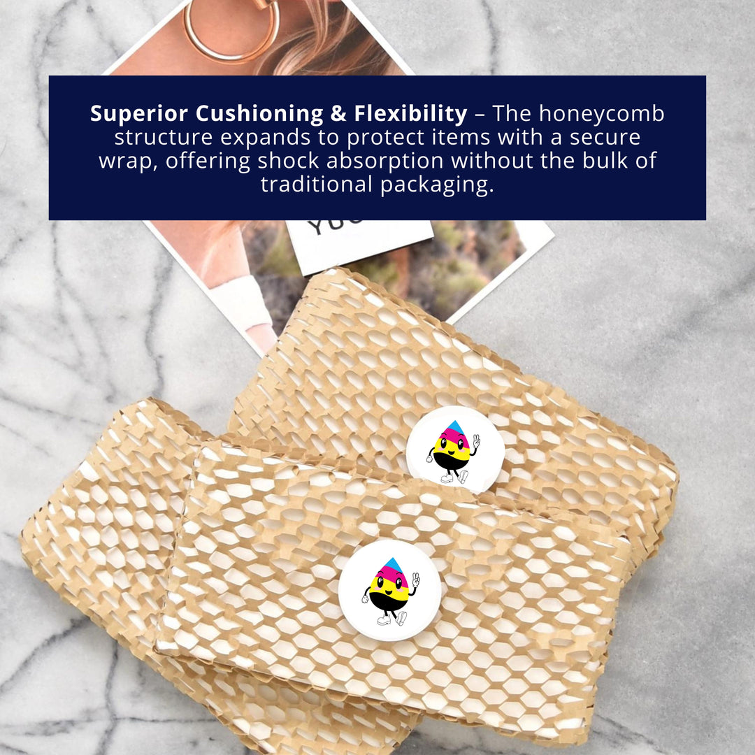 Honeycomb Kraft Paper Wrapping | Honeycomb kraft paper – Packink